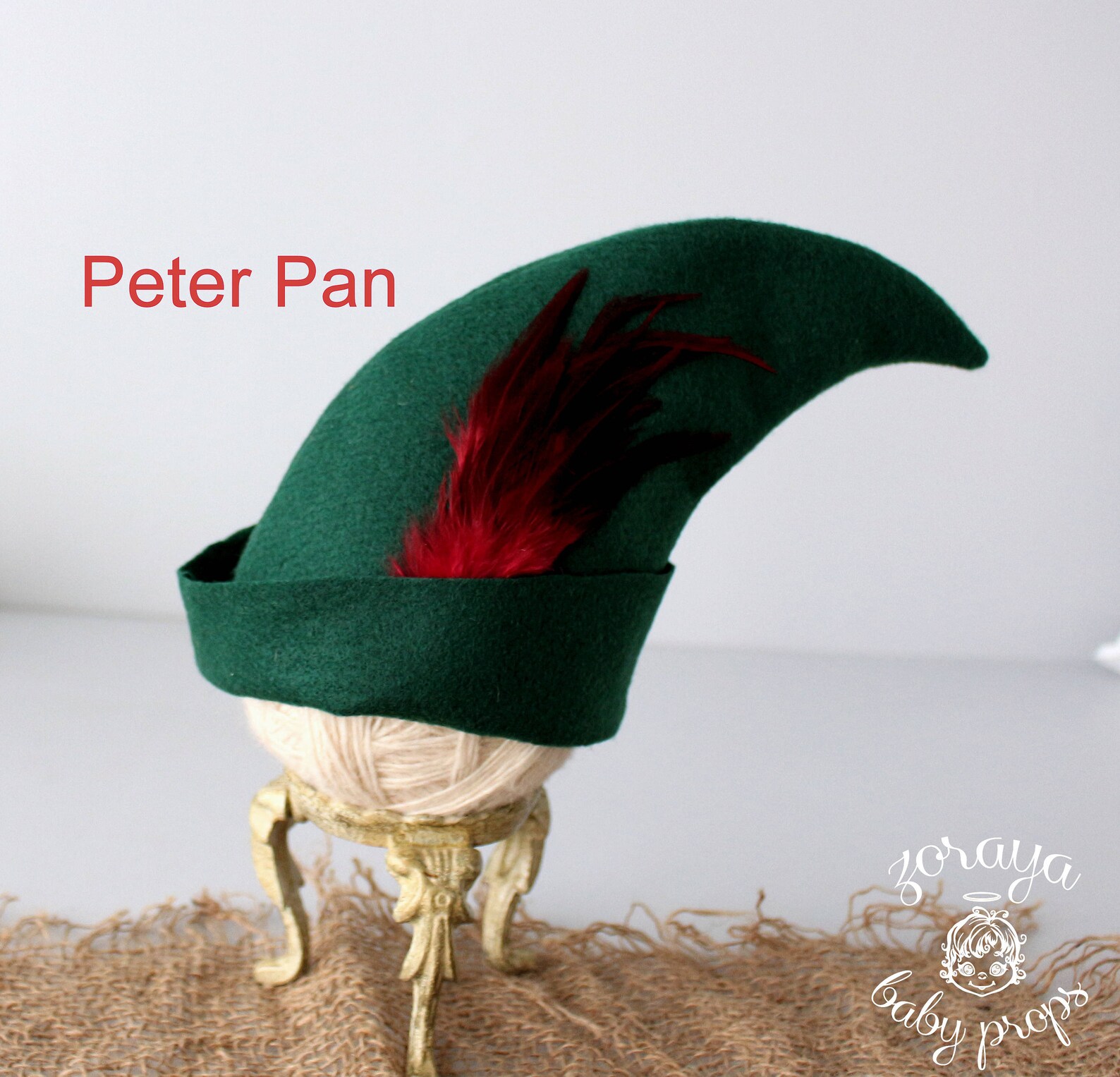 Peter Pan Robin Hood Pinocchio Hats Green Hat Yellow Hat | Etsy