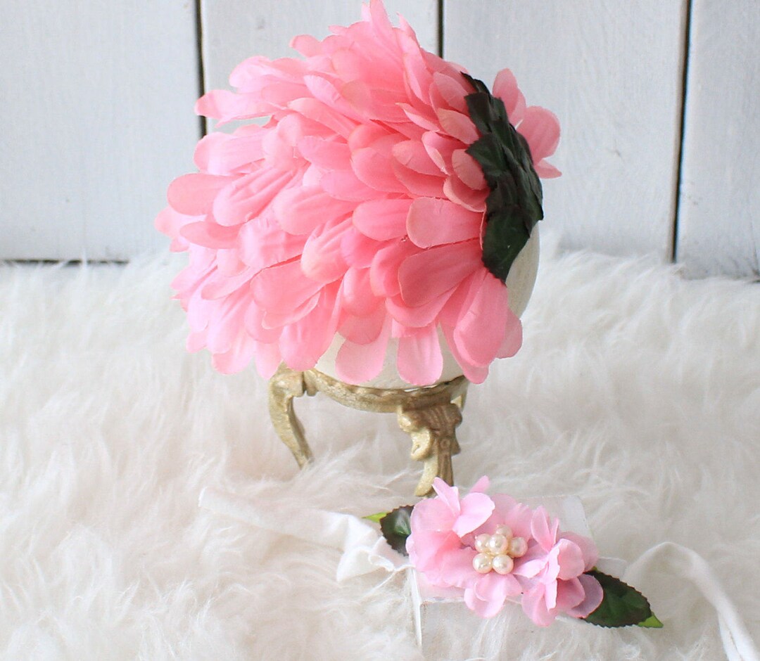 Baby Props, Newborn Props, Pink Flowers Diaper Cover, Newborn Flower ...