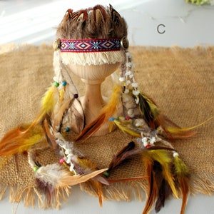 Native American Indian Inspired Props, Feather Crowns, Headdress ...