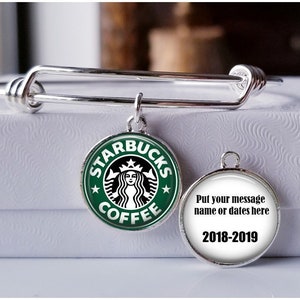 Logo Charm Bangle Bracelet Company Logo Photo Picture Charm Bracelet ...