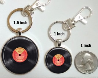 Vinyl keychain | Etsy