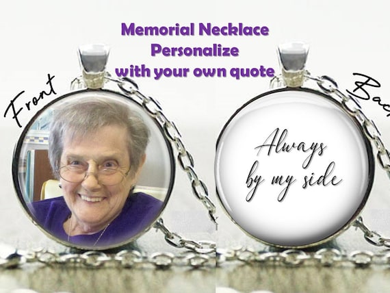Loving memory necklace store
