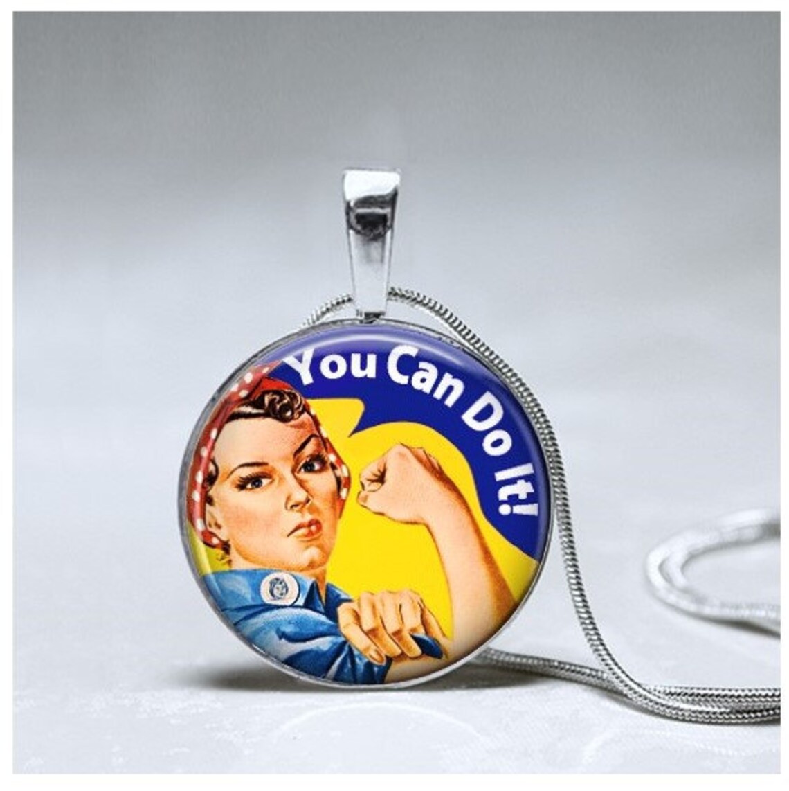 Girl Power Necklace Girl Power Pendant Encouragement Gift - Etsy