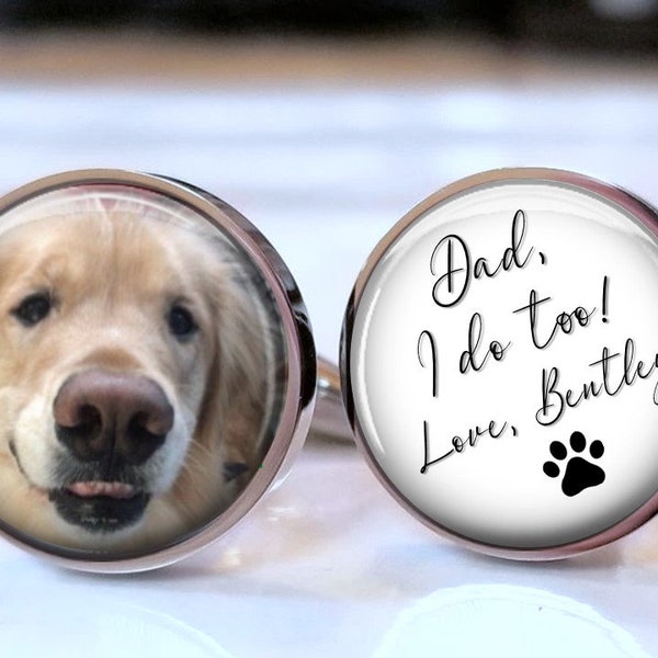 Custom Dog Cufflinks - Etsy