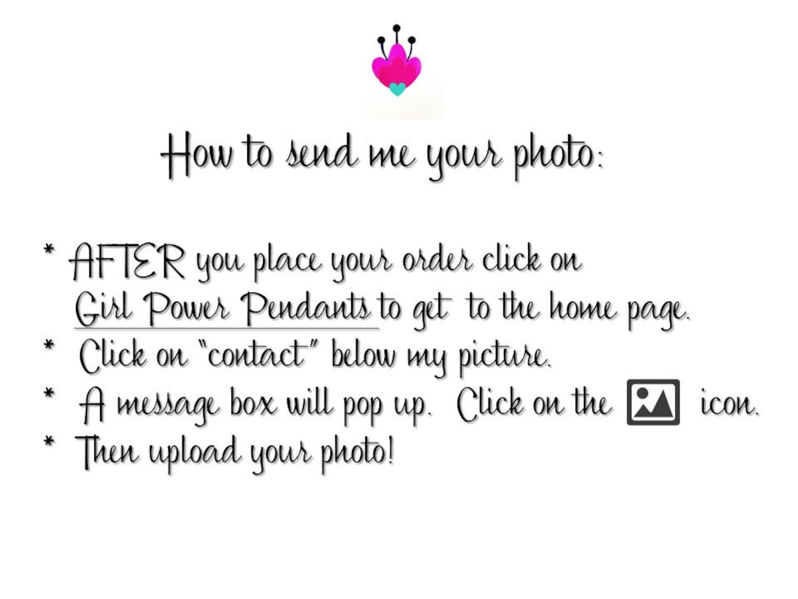 Bridal Bouquet Photo Charm Dangle Set With Sample Words on - Etsy