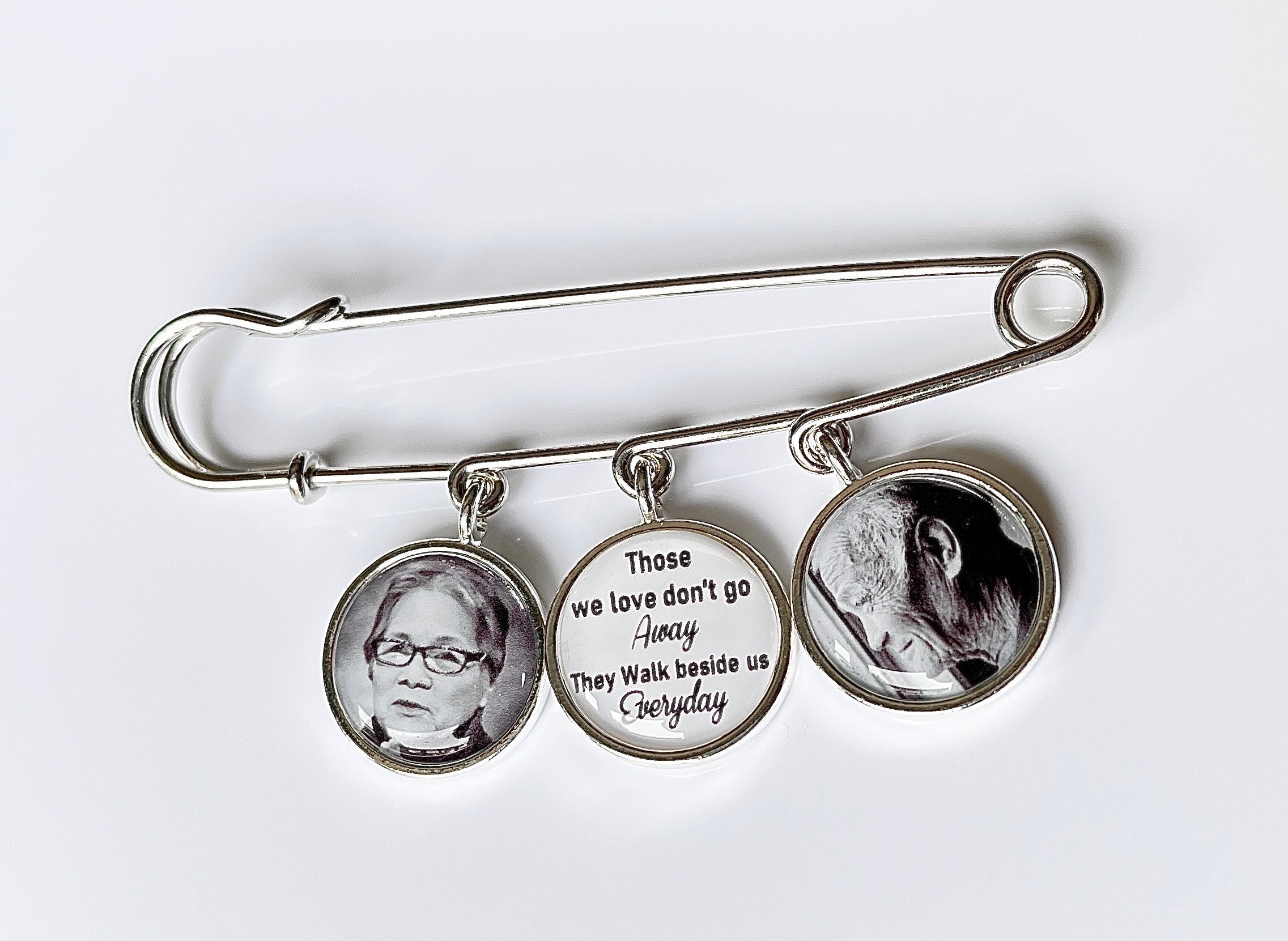 Memorial Photo Lapel Pin Custom Memorial Photo Boutonniere Lapel Pin ...