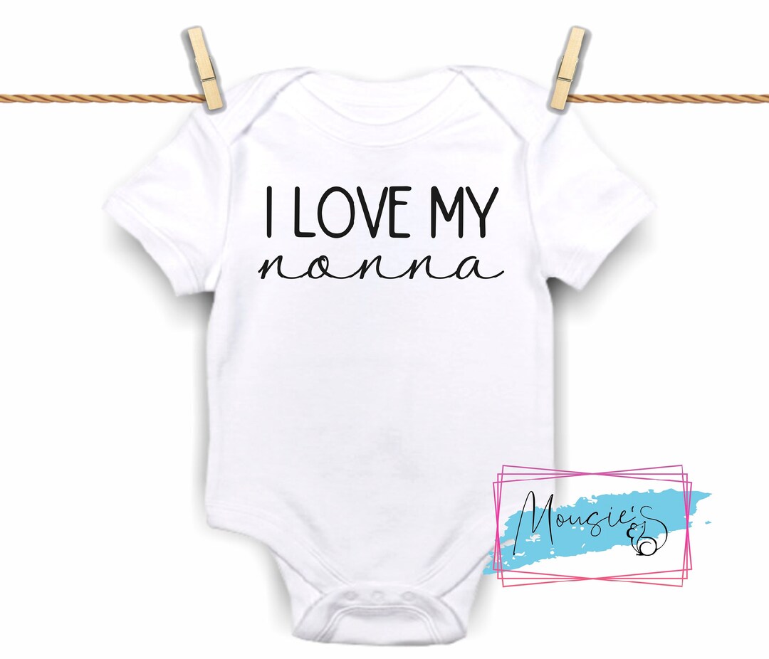 I Love My Nonna Italian Baby Clothes - Etsy