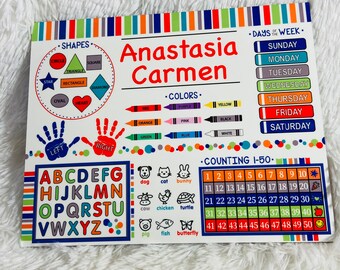 Prek Learning Board - Etsy