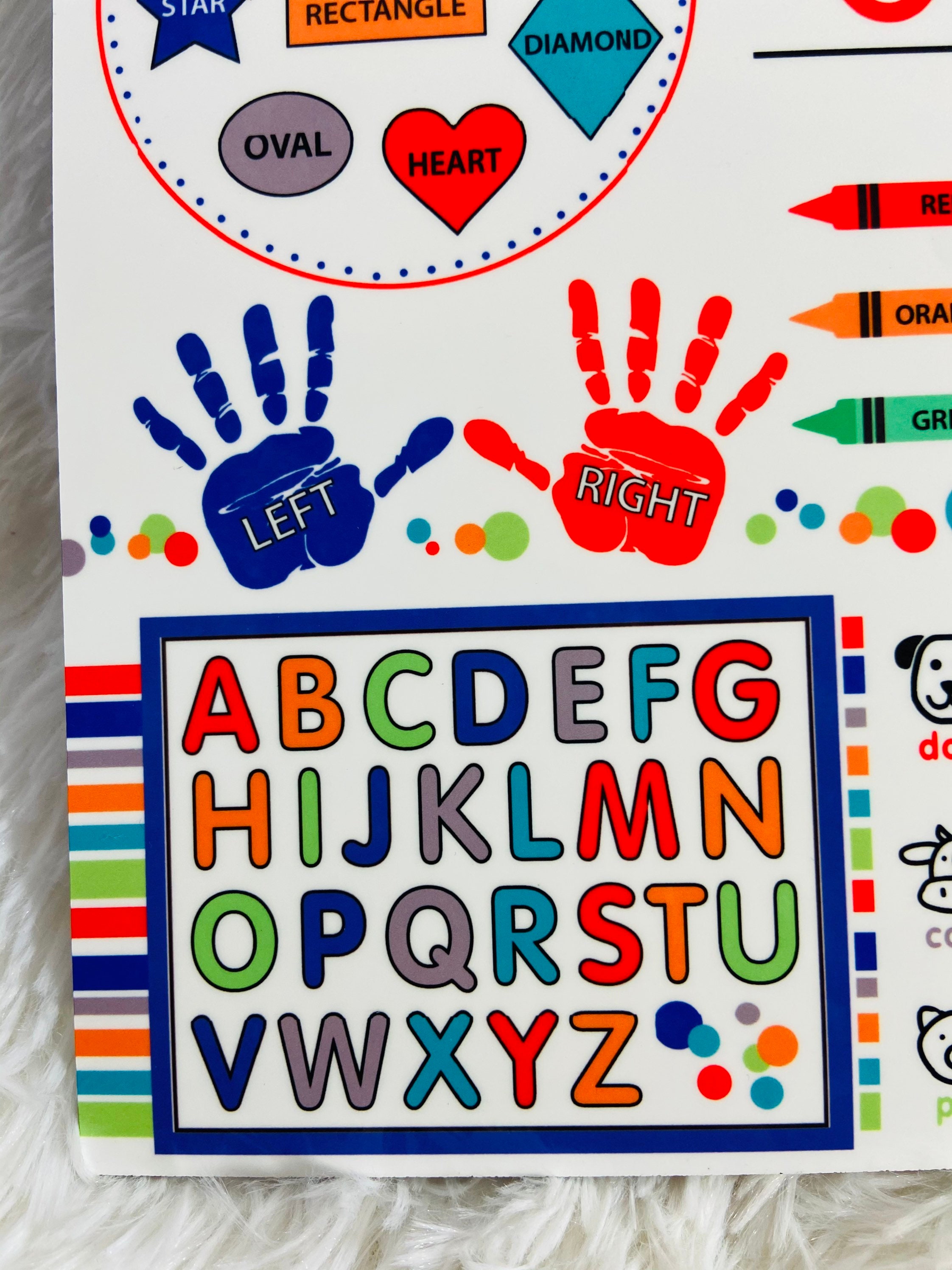 Preschool Learning Board/prek Learning Board - Etsy