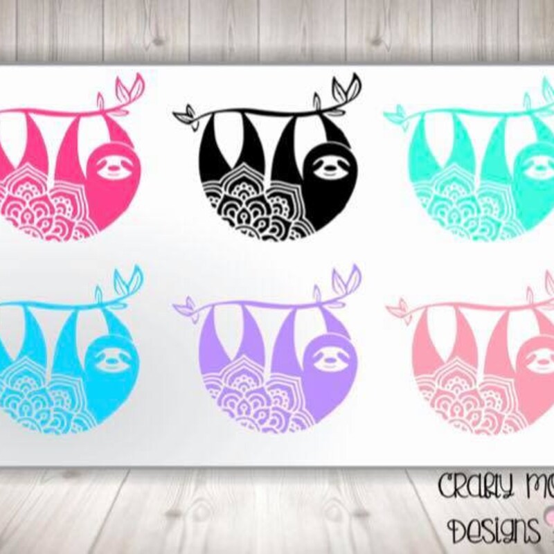 Sloth Decals - Etsy