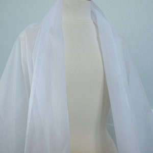 Italian Organdy Fabric Cotton Organdy White Italian Organdy White ...