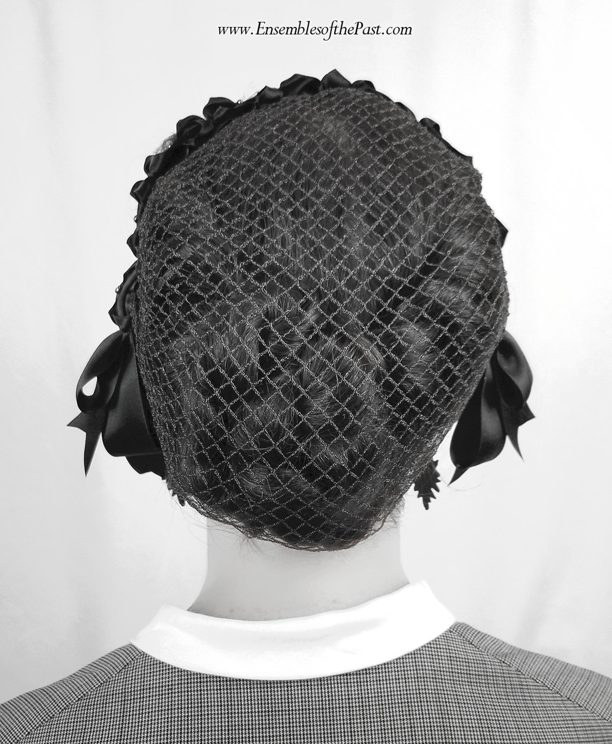 Mid-19th Century Silk Ribbon Hair Net Kit - All Materials and Complete ...