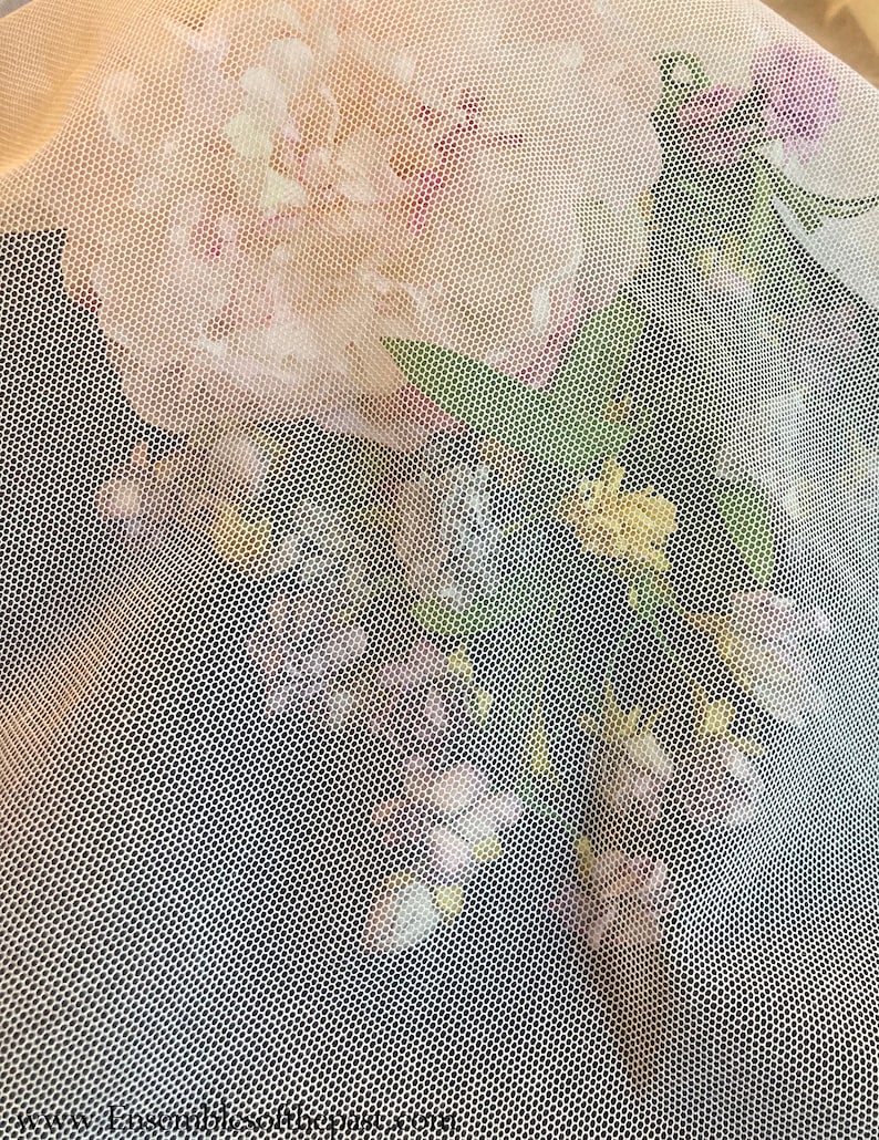 Fine White English Cotton Bobbinet Cotton Tulle English - Etsy