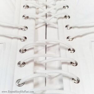 Brand NEW Cotton Corset Lacing: 1/4 Wide in White 100% Coton Continuous ...