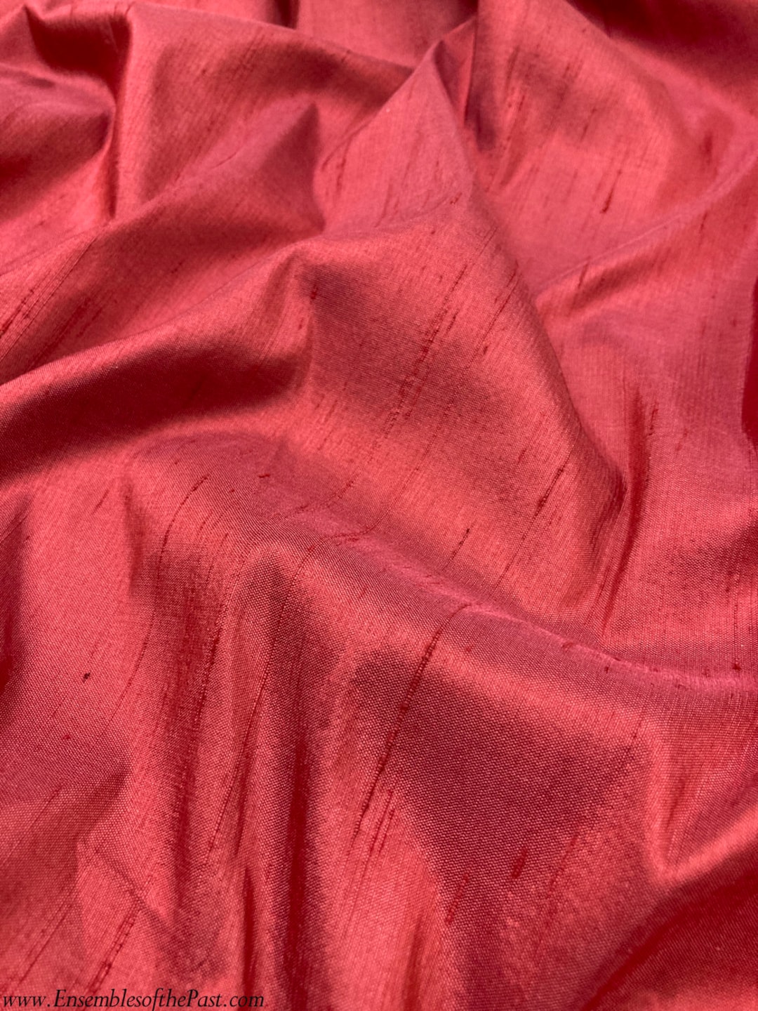 Brand NEW Silk Fabric Solid Red Silk Dupioni Ruby Red - Etsy