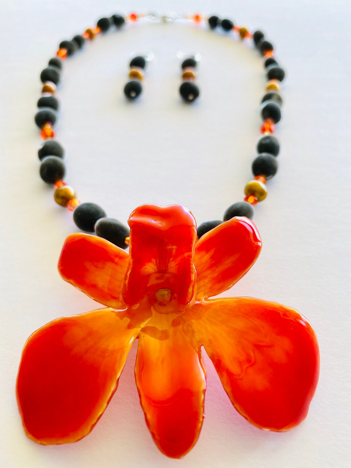 REAL Orchid, RARE Mgambo Seeds / Fresh Water Pearls / Sustainable ...