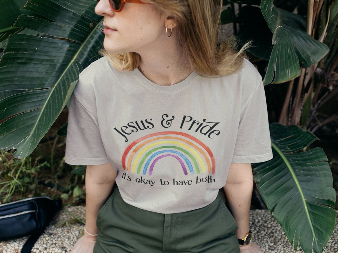 Pride Shirt, Pride Tee, Jesus, Christian, Pride for Christians, LGBTQ ...