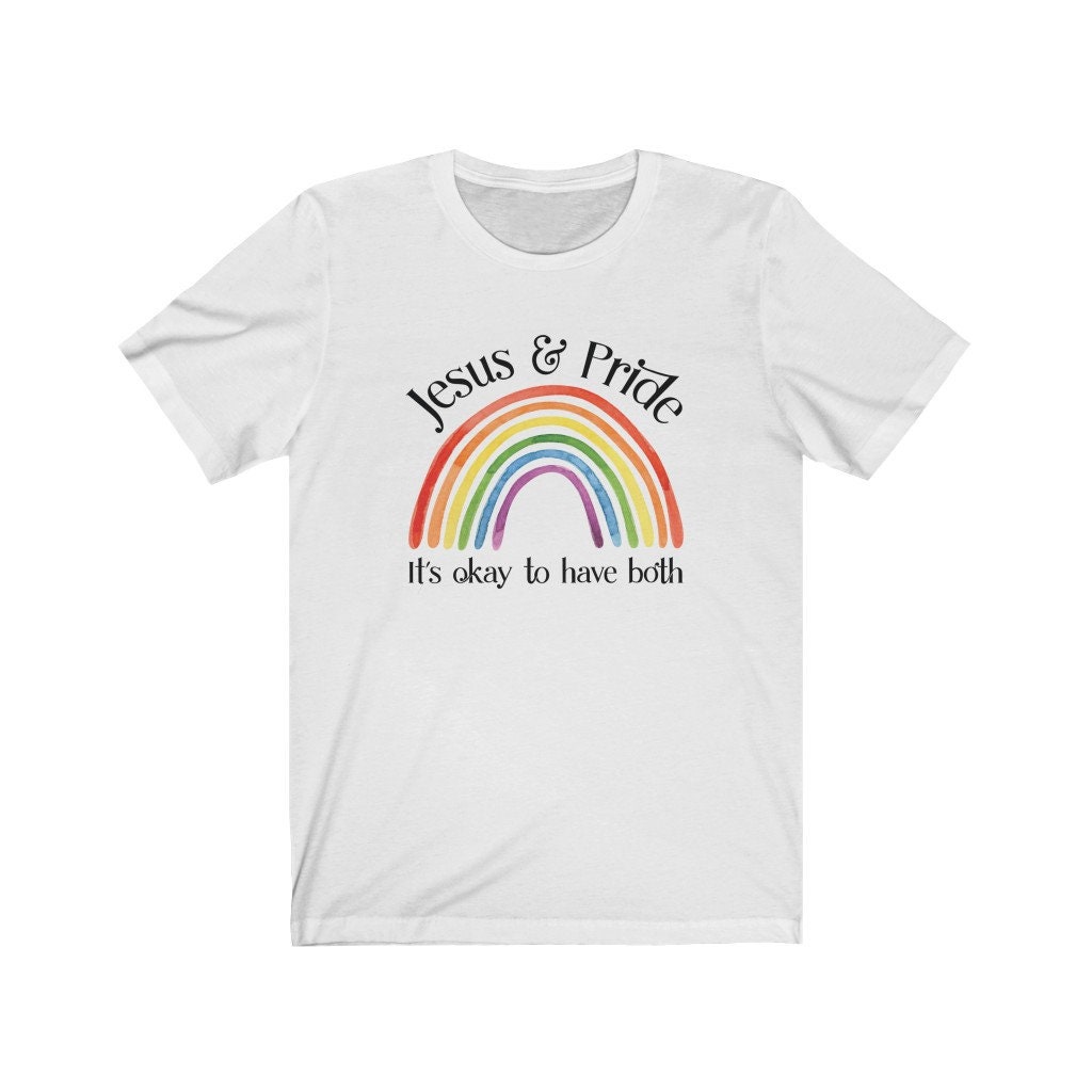 Pride Shirt, Pride Tee, Jesus, Christian, Pride for Christians, LGBTQ ...