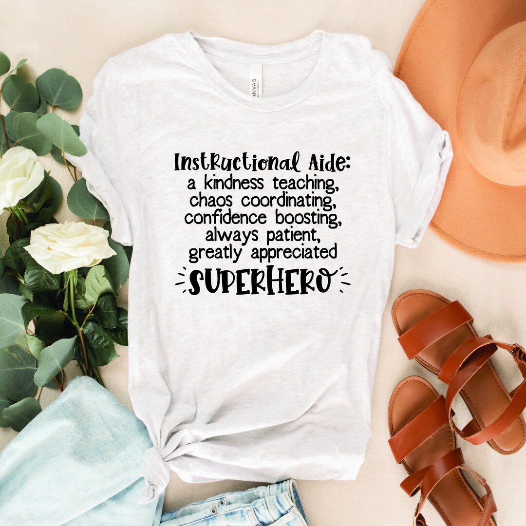 Instructional Aide Shirt, Elementary Instructional Aide, Kindergarten ...
