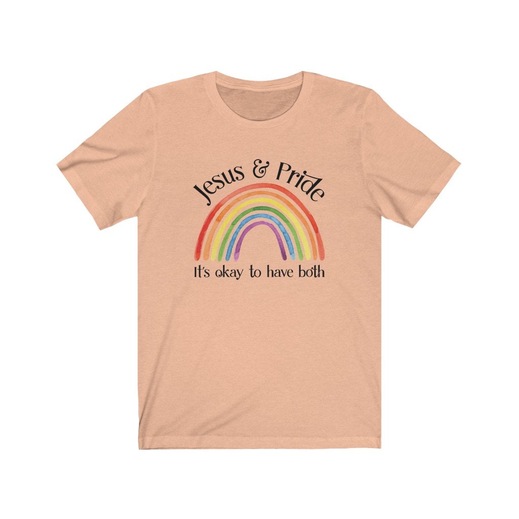 Pride Shirt, Pride Tee, Jesus, Christian, Pride for Christians, LGBTQ ...