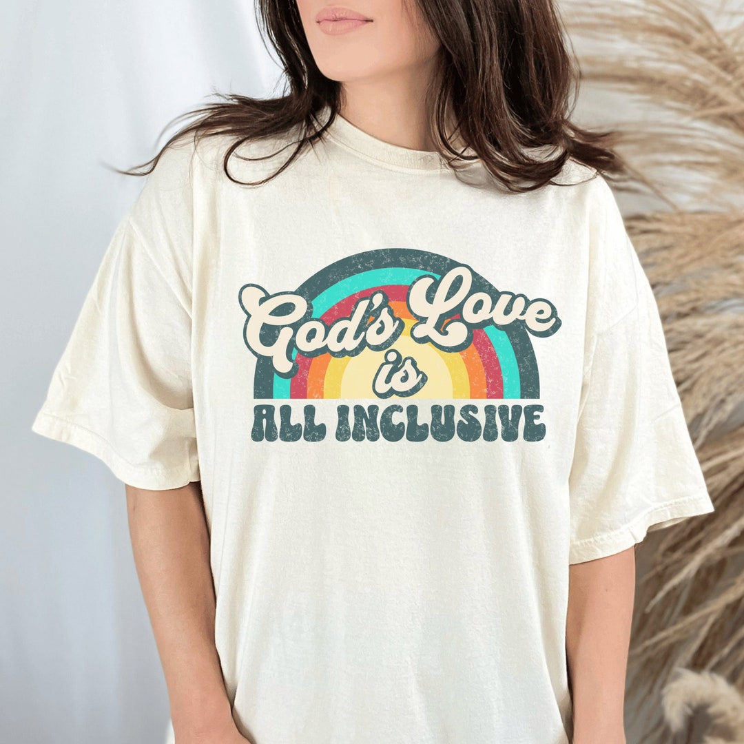 Christian Ally, God Loves Everyone, LGBTQ Christian Shirt, Pride Shirt ...