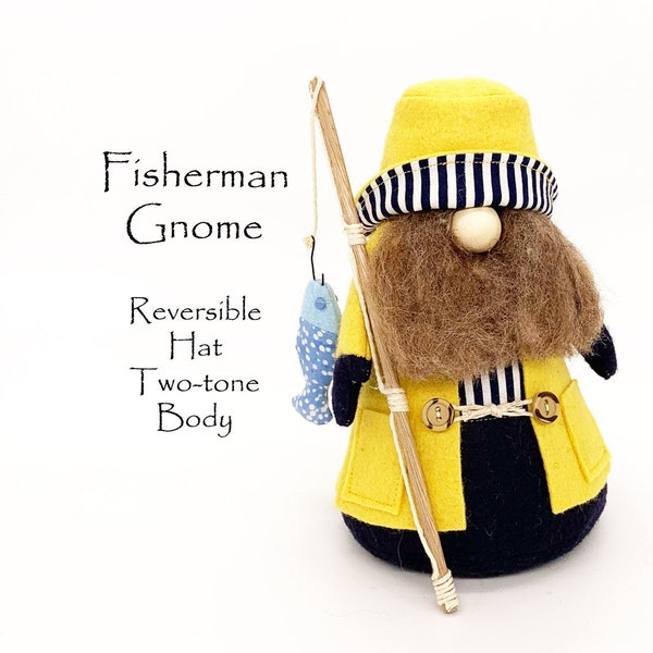 Fisherman Gnome - Etsy