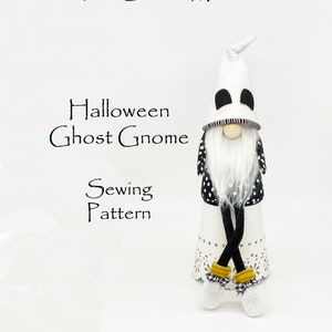 HALLOWEEN GHOST Gnome Pattern Ghost Gnomes Craft Patterns - Etsy