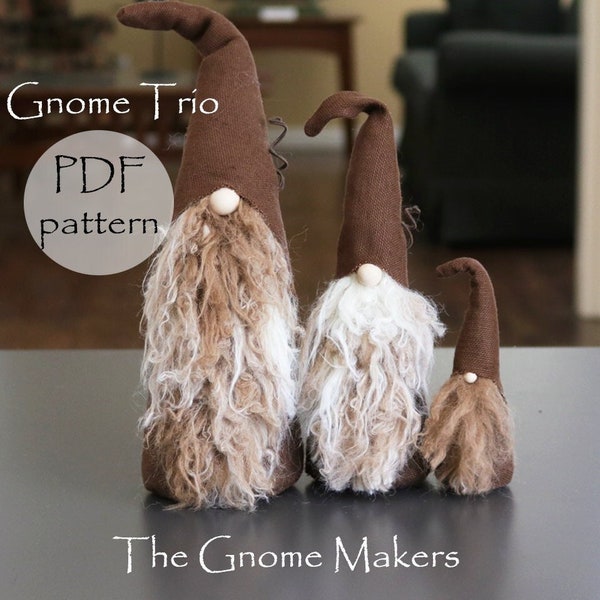 Gnome Pattern - Etsy
