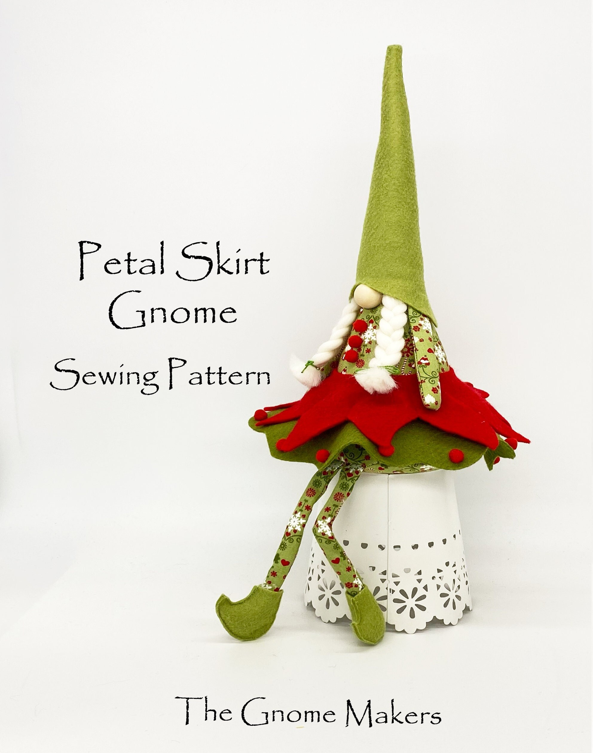 PETAL SKIRT Gnome Sewing Pattern Spring Gnome Pattern Doll - Etsy