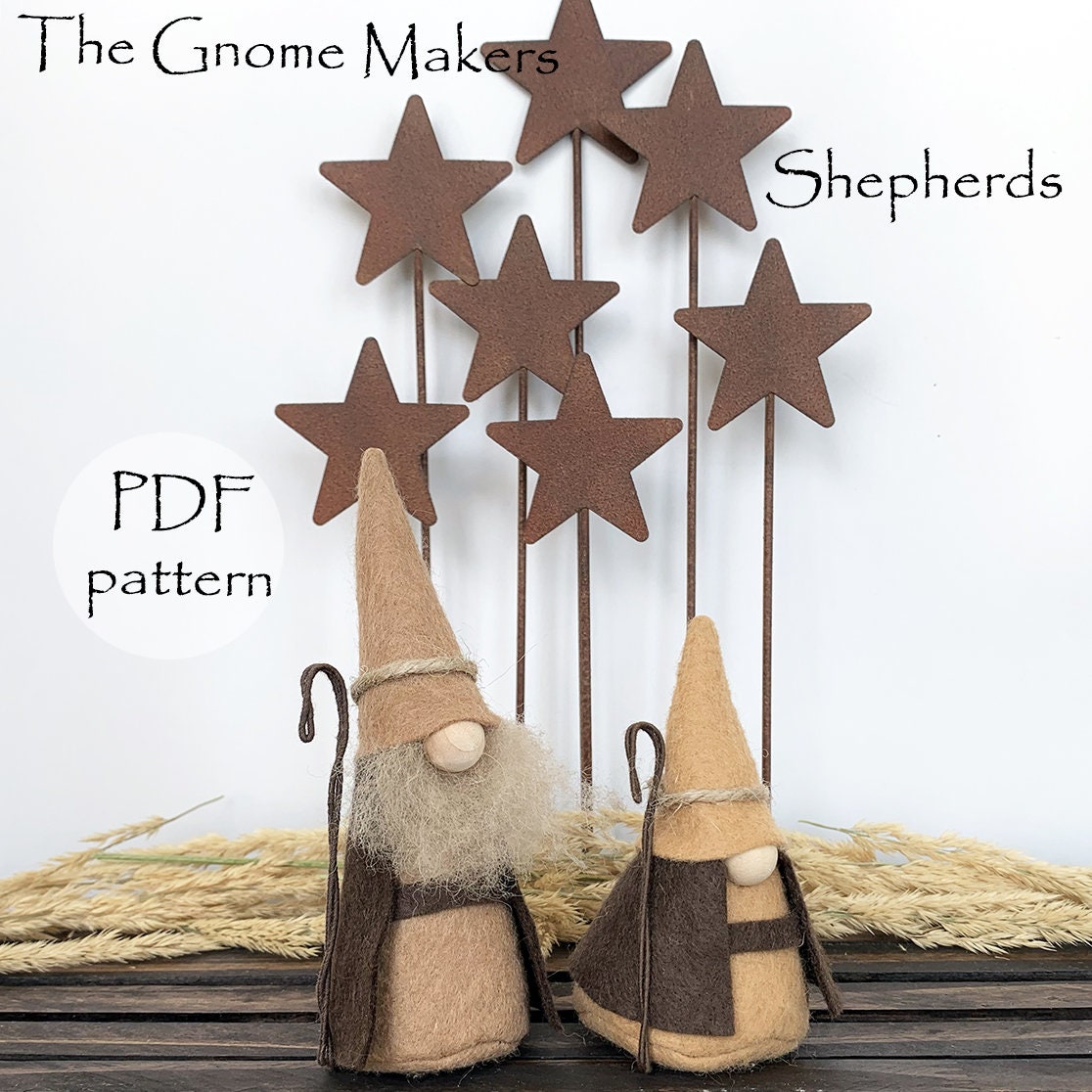 Gnome Nativity Sewing Pattern GNOME-TIVITY Christmas Gnome - Etsy