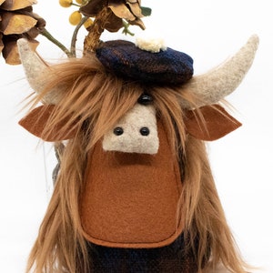HIGHLAND COW Gnome Sewing Pattern, Cow Sewing Patterns, Scottish Cow ...