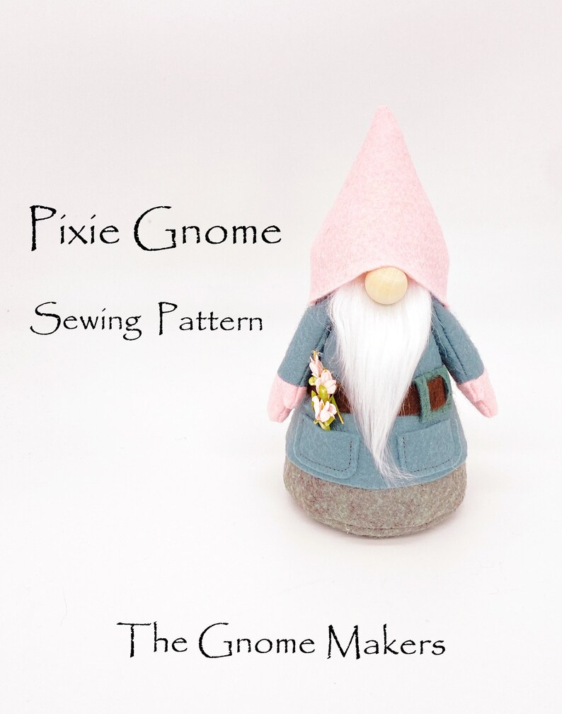 PIXIE Gnome Sewing Pattern Craft Sewing Pattern Spring - Etsy