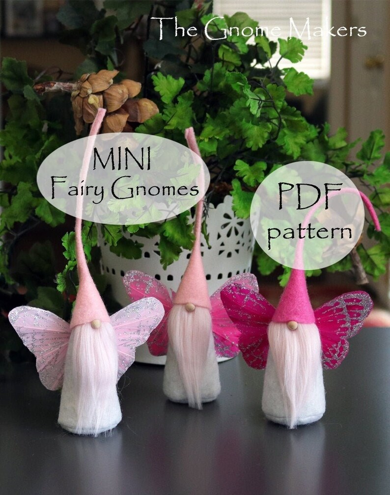 MINI FAIRY Gnome Pattern Easter Gnome Patterns Craft - Etsy