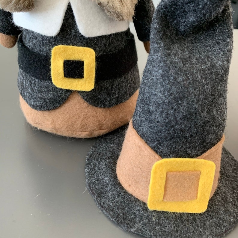 Thanksgiving PILGRIM Gnome PDF Sewing Pattern Cloth Doll - Etsy