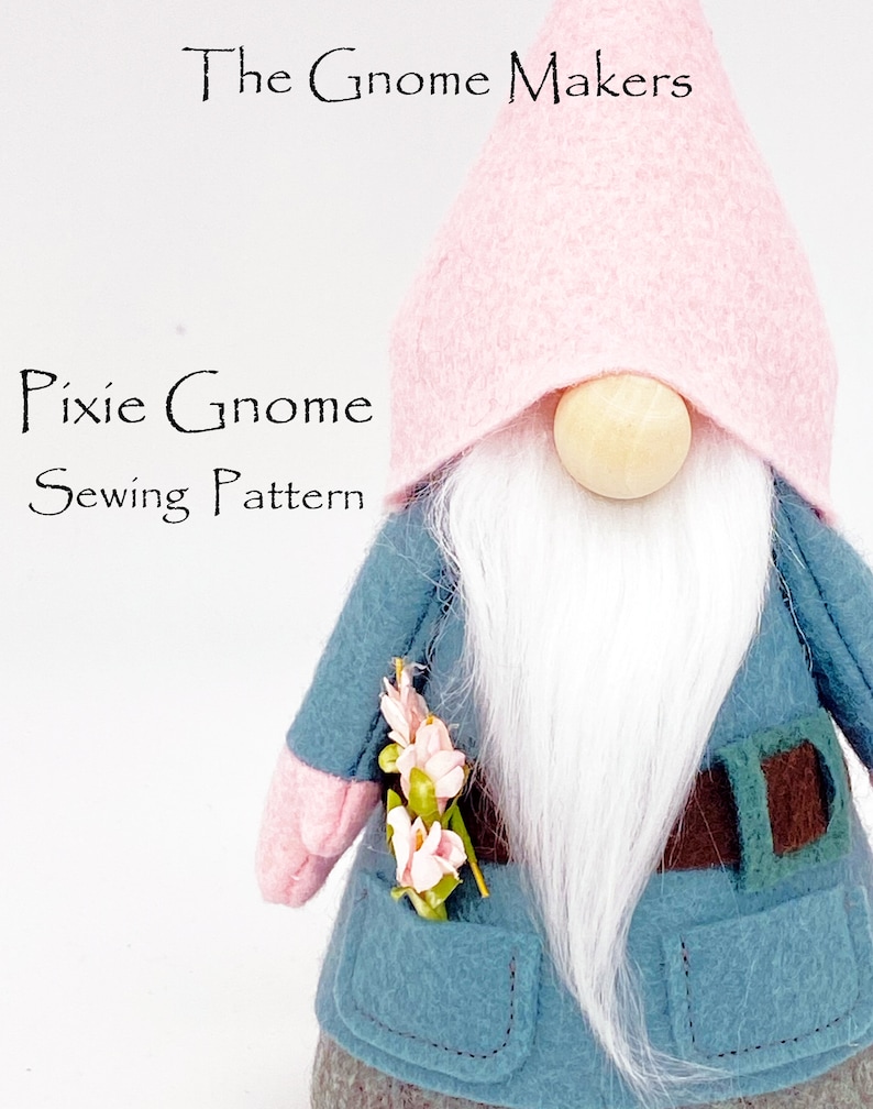 PIXIE Gnome Sewing Pattern Craft Sewing Pattern Spring - Etsy