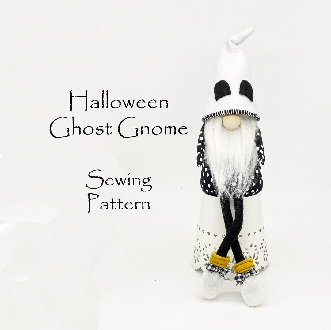 HALLOWEEN GHOST Gnome Pattern Ghost Gnomes Craft Patterns - Etsy