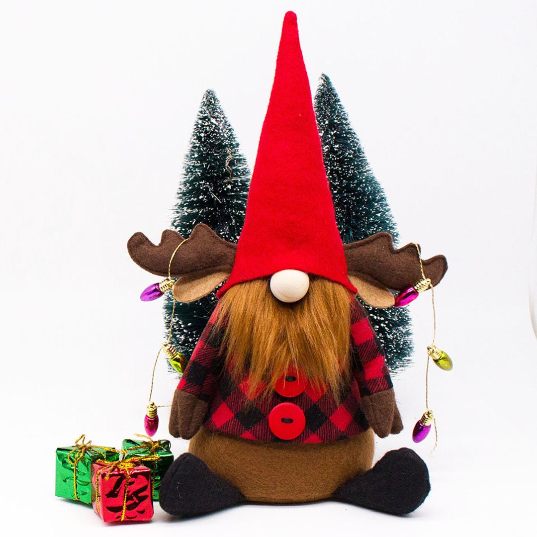 MOOSE Gnome Sewing Pattern: Holiday Felt Christmas Decor (PDF Pattern ...