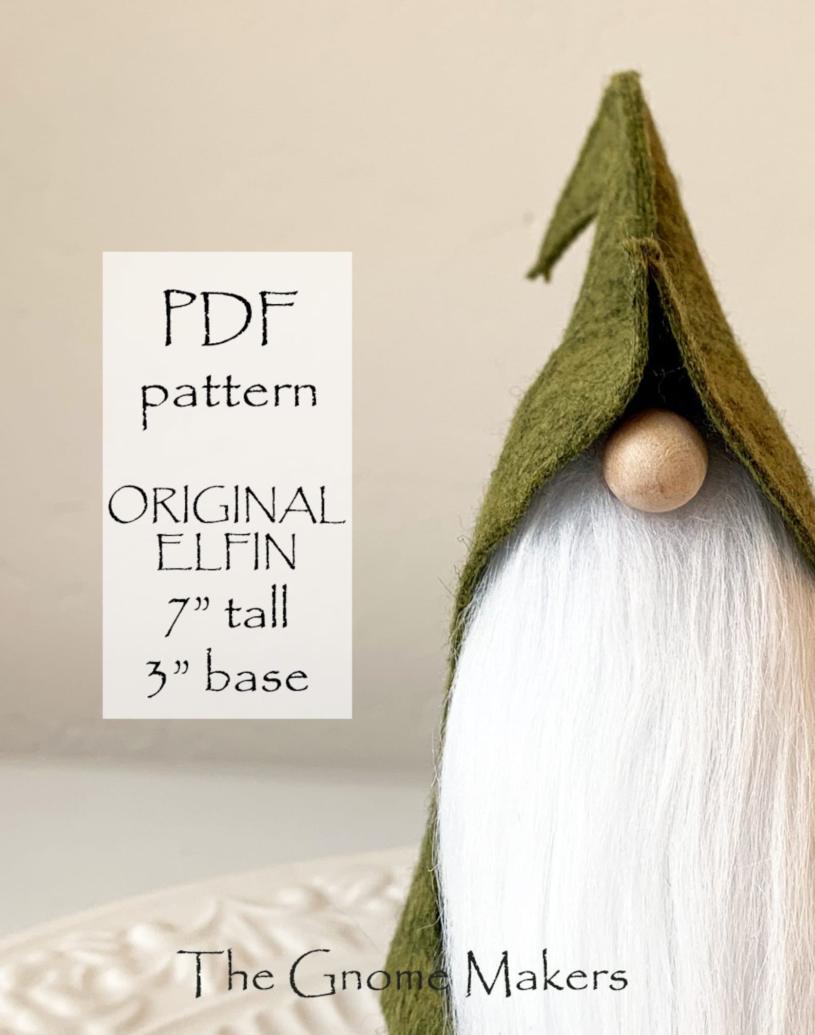 ORIGINAL ELFIN Gnome Sewing Pattern Gnome Pattern Tomte - Etsy Australia