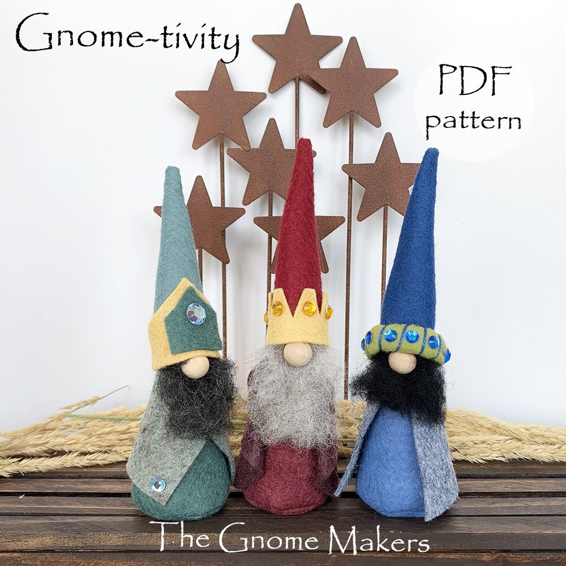 Gnome Nativity Sewing Pattern GNOME-TIVITY Mother's Day | Etsy