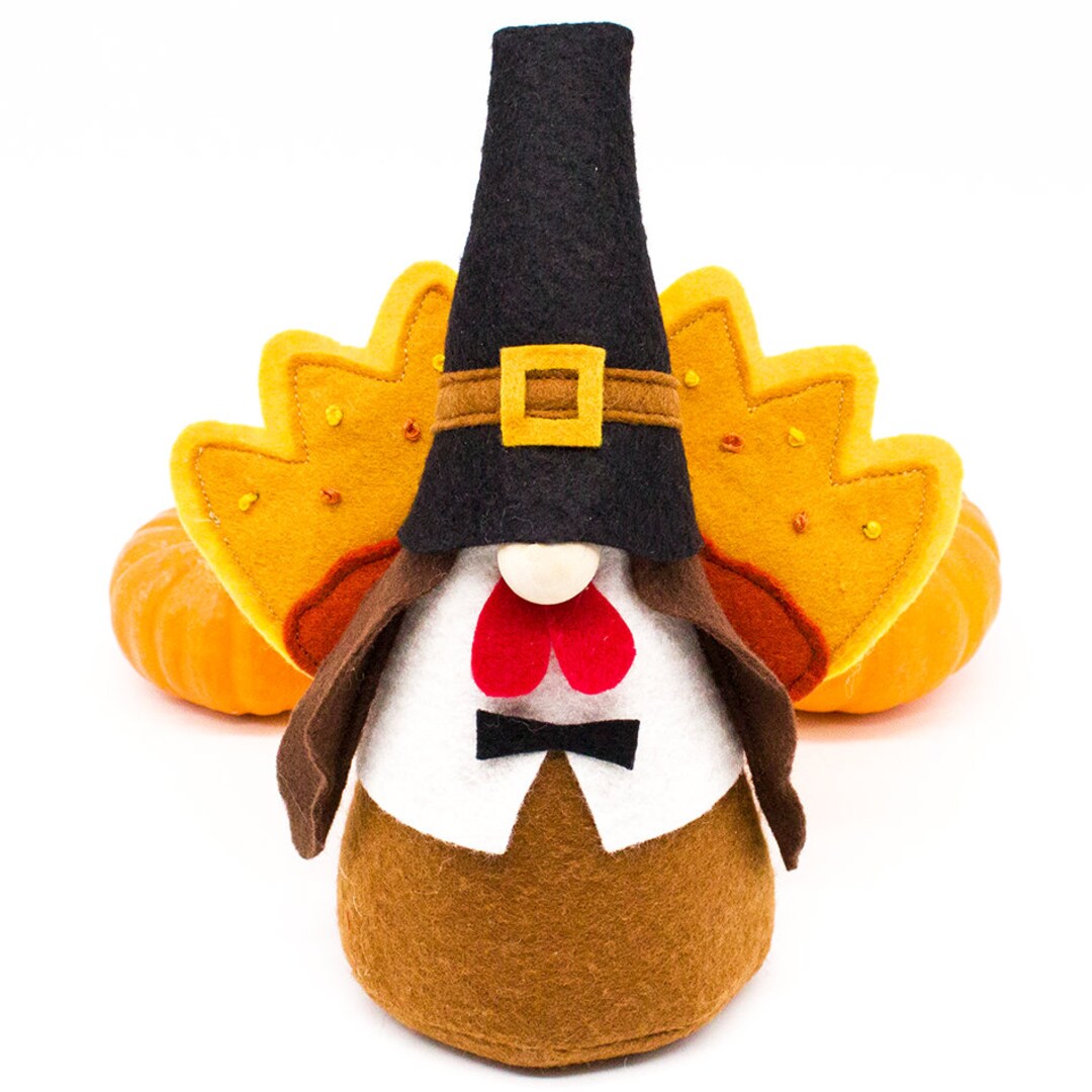 Thanksgiving TURKEY Gnome Sewing Pattern, Fall Gnomes, Gifts for ...