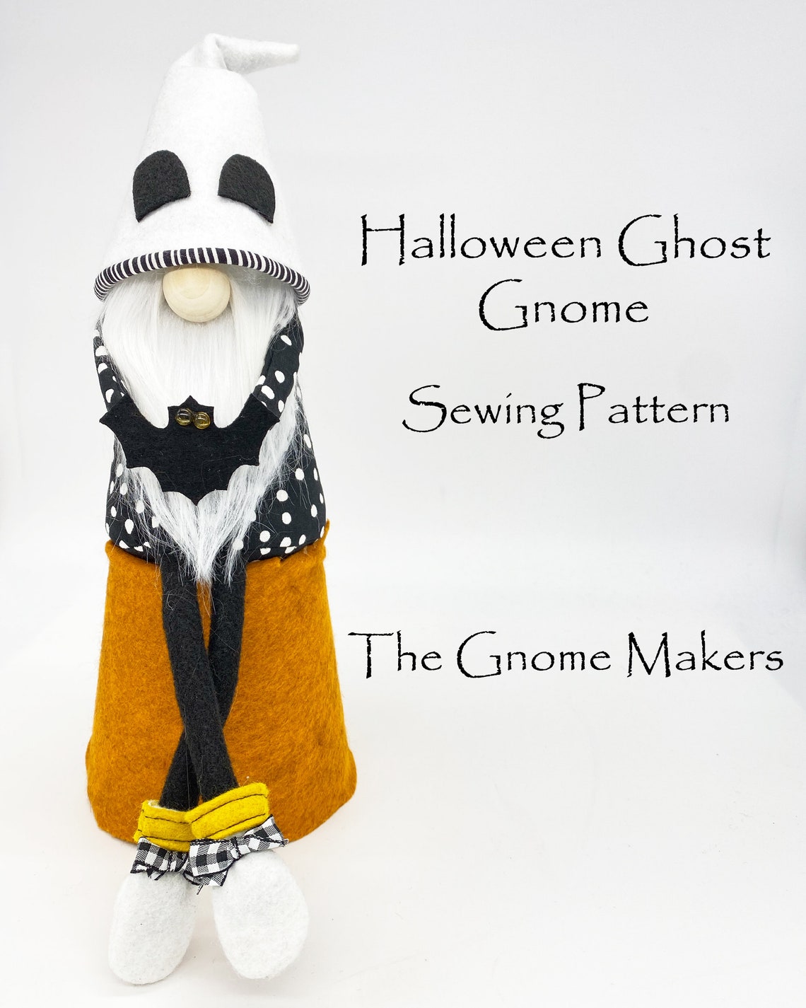 HALLOWEEN GHOST Gnome Pattern Ghost Gnomes Craft Patterns - Etsy