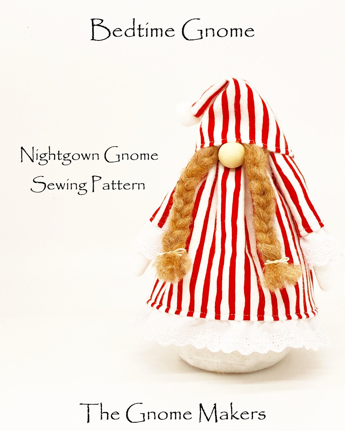 BEDTIME Gnome Sewing Pattern the Night Before Christmas - Etsy
