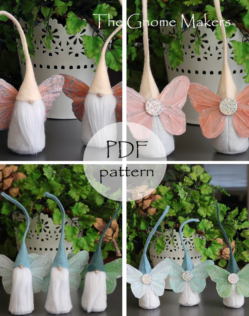 MINI FAIRY Gnome Pattern Easter Gnome Patterns Craft - Etsy