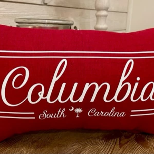 South Carolina Pillow - Etsy