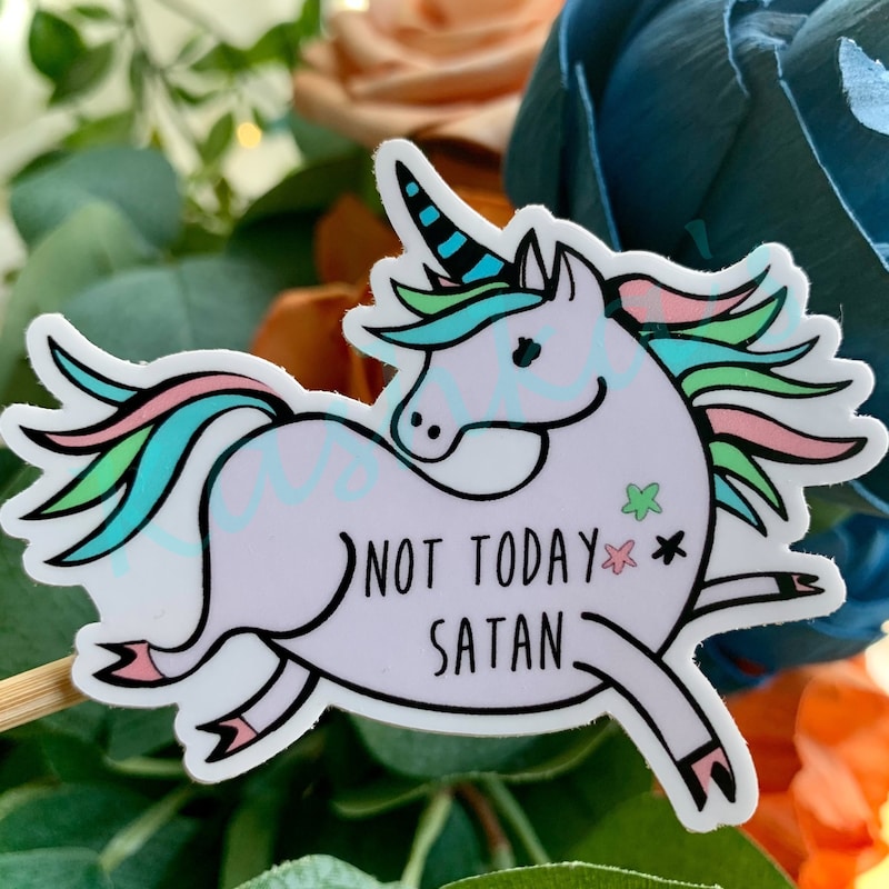 Not Today Satan - Etsy