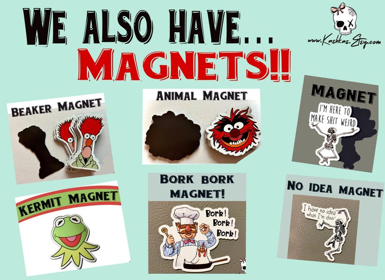Beaker Muppet Sticker: Waterproof Vinyl Decal - Etsy