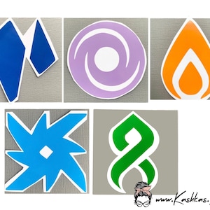 Destiny 2 Elemental Damage Stickers: Gamer Decal Set - Etsy