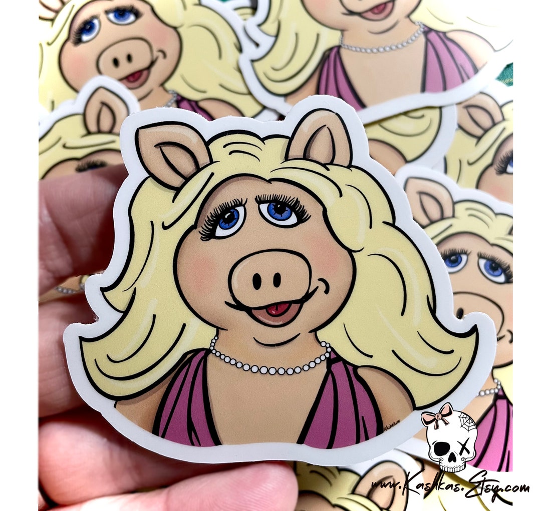 Miss Piggy Sticker: Waterproof Vinyl Muppet Decal - Etsy