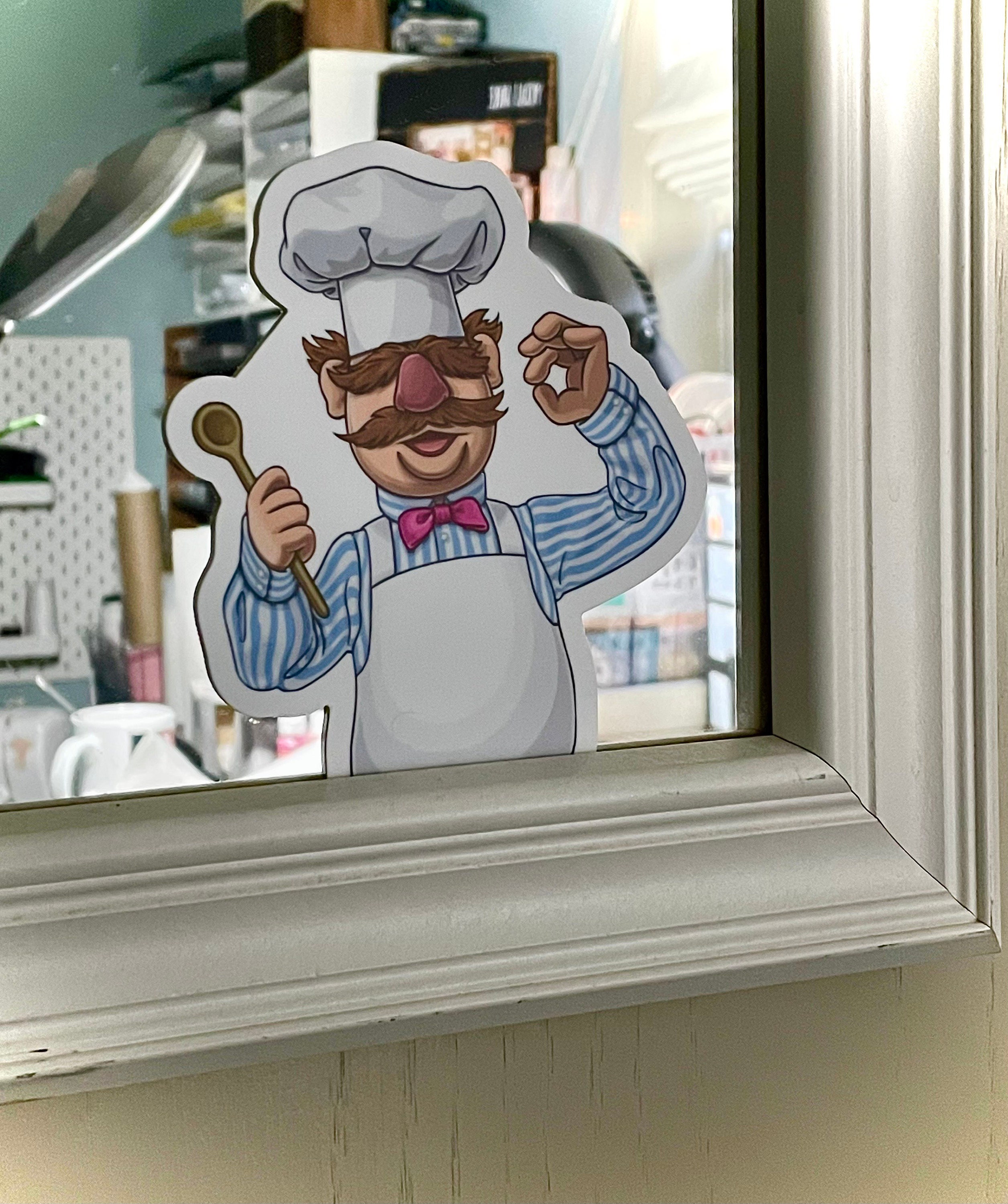 Swedish Chef Vinyl Sticker: Muppets Inspired Laptop Decal - Etsy