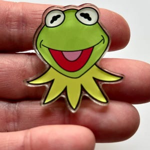 Kermit the Frog Acrylic Pin: Muppet Fan Gift - Etsy